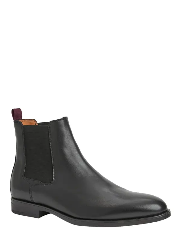 Bruno Magli Martin Leather Chelsea Boots - Black