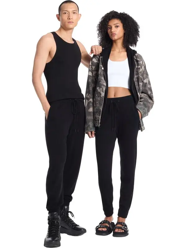 Michael Kors Wool And Cashmere Blend Joggers - Black