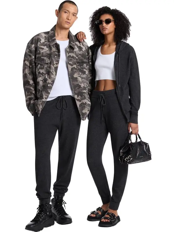 Michael Kors Wool And Cashmere Blend Joggers - Grey