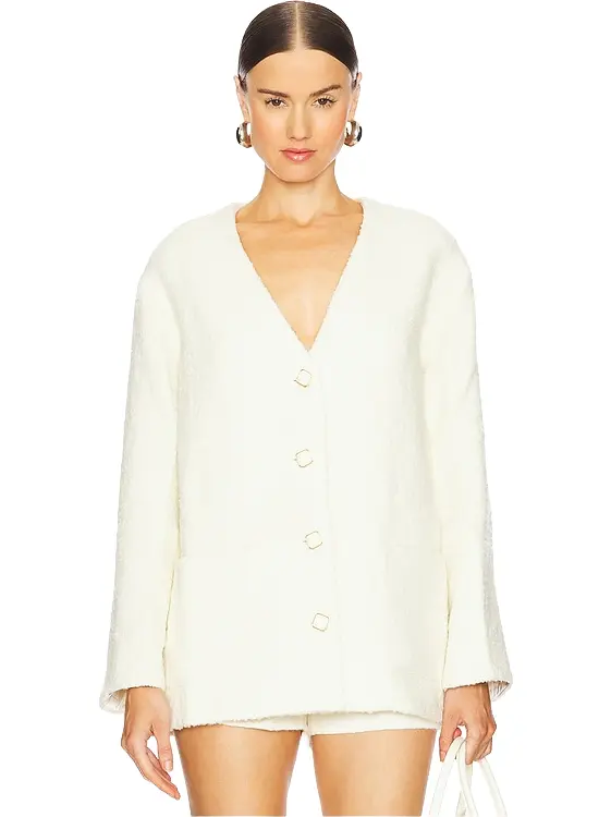 Astr The Label Maidy Coat - Cream