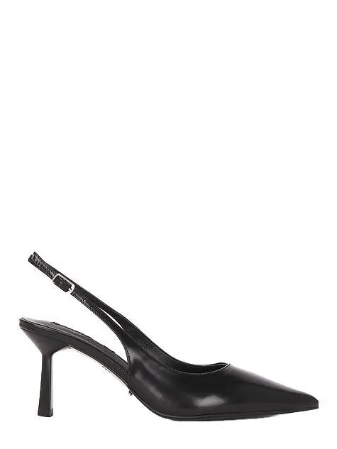 TONY BIANCO Baz Sling Back - Black Hi Shine