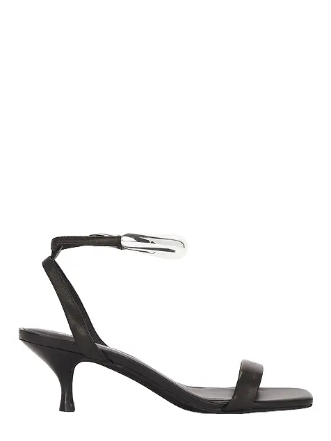 Jeffrey Campbell Decor Sandals - Black Silver