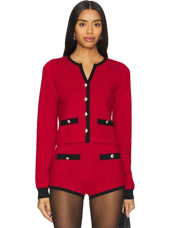 Majorelle Arnav Cardigan - Red