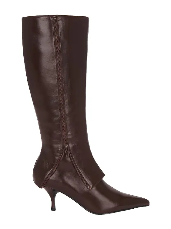Jeffrey Campbell Cover-hi Boots - Deep Brown