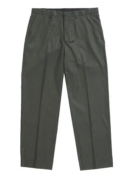Supreme Striped Wool Trousers - Green Stripe