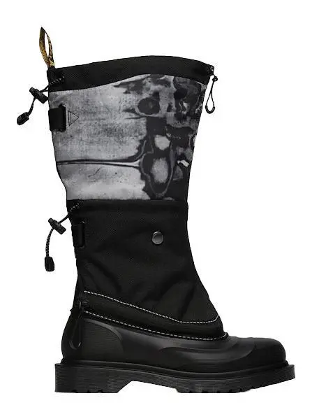 Dr. Martens 14xx Removable Gaiters Sub Bootin - Black/white