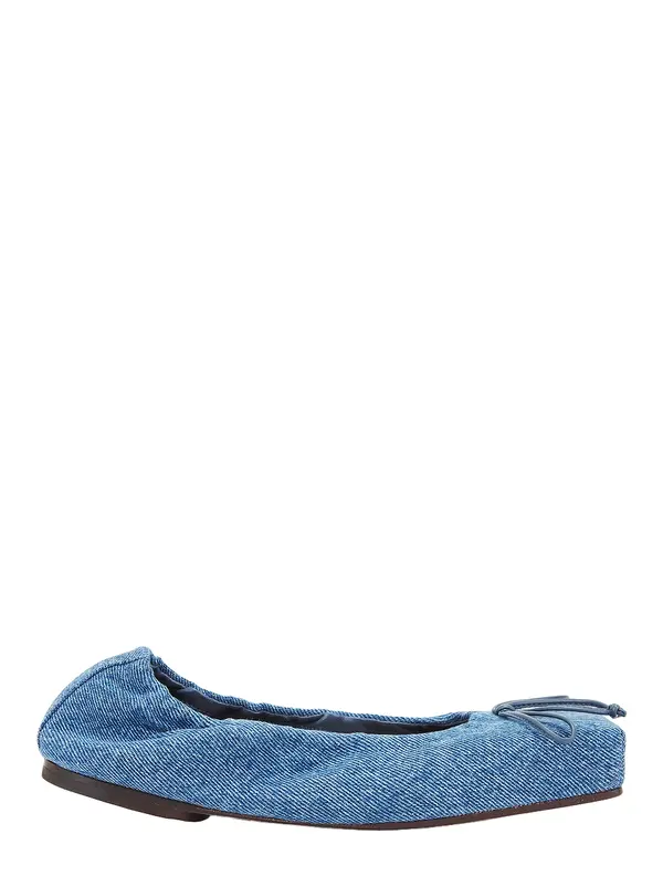Jacquemus Les Ballerines Ballet In Denim-medium - Blue