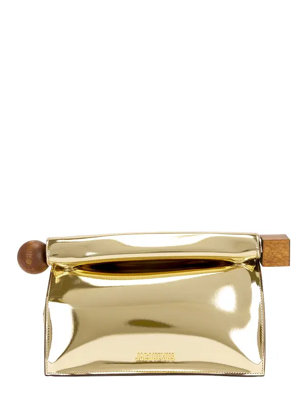 Jacquemus La Pochette Rond Carre Bag - Gold