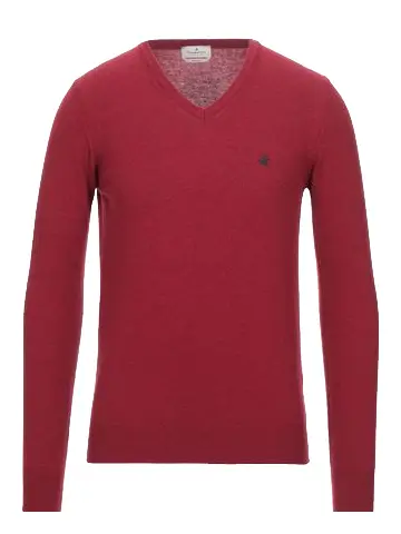 BROOKSFIELD Lightweight Knit Wool Sweater - Red