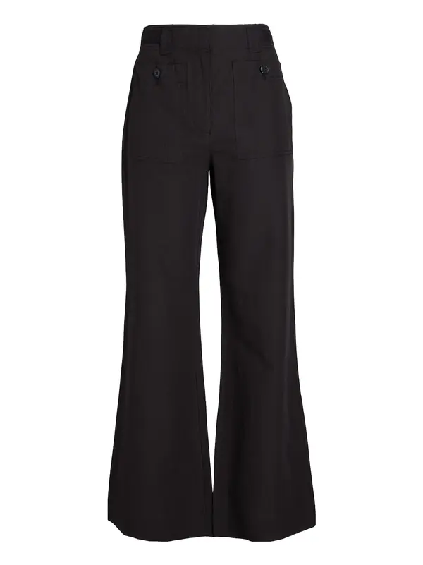 Ulla Johnson Gabriella Flared Pants - Black