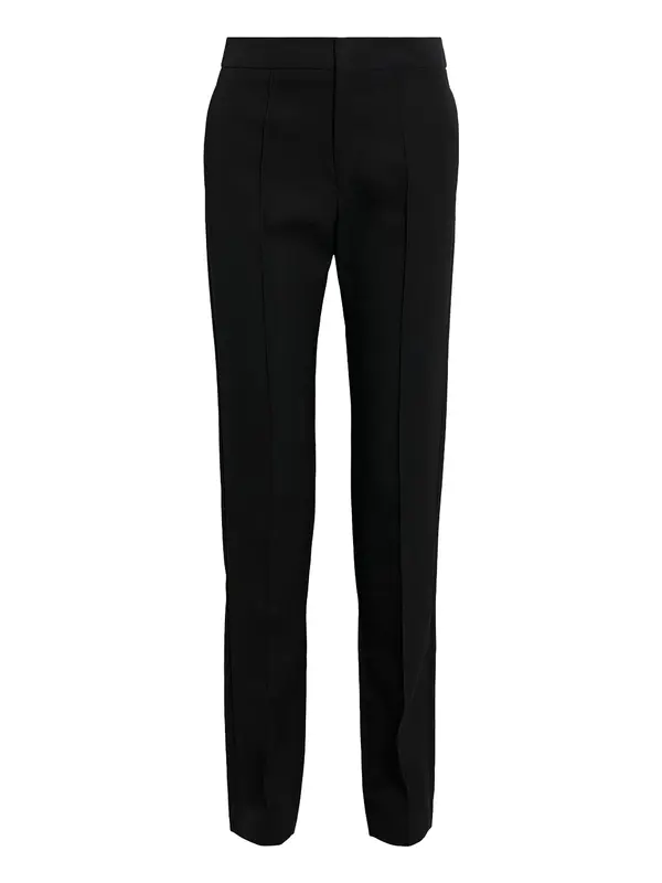 Isabel Marant Wool-crepe Slim-leg Pants - Black