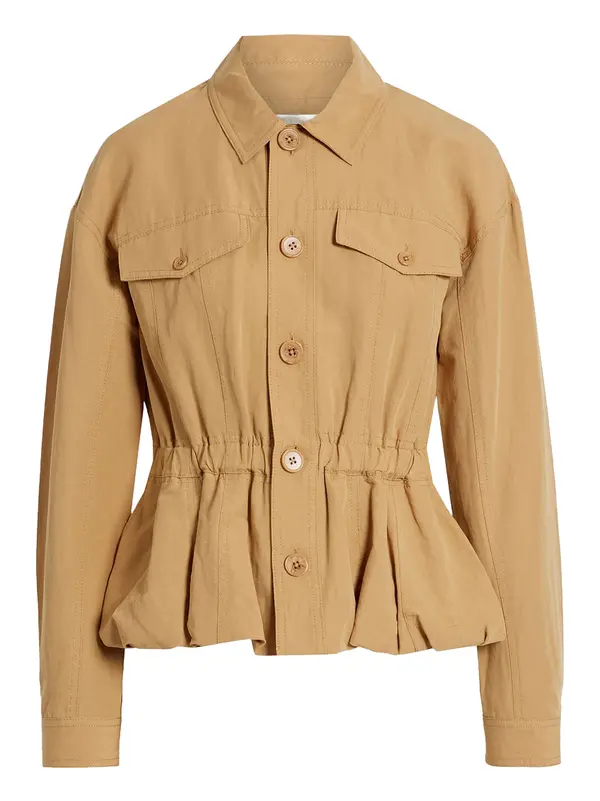 Ulla Johnson Jordana Cotton-blend Jacket - Sand