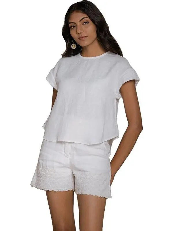 REISTOR Sandcastle Saturdays Top - White