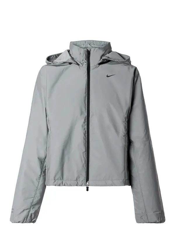 Nike Hooded Padded Therma-fit Jacket - Silver
