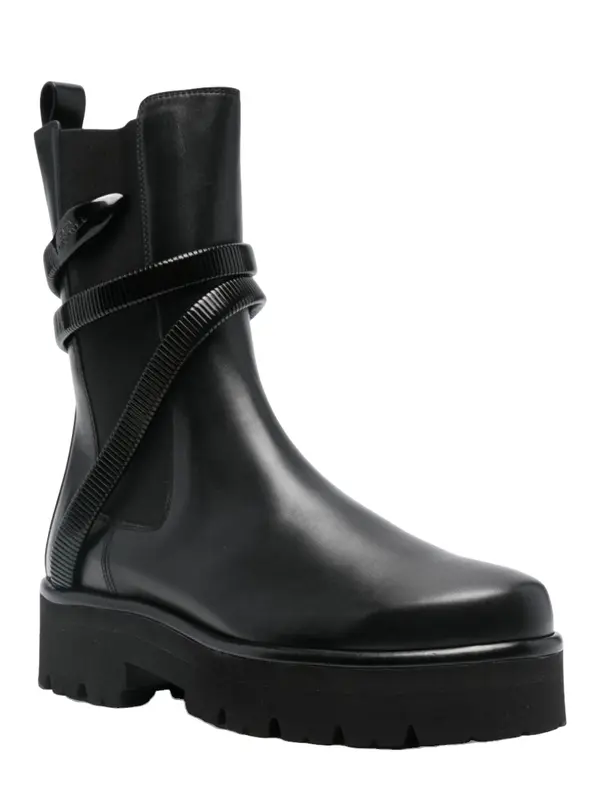 Rene Caovilla 45mm Juniper Boots - Black