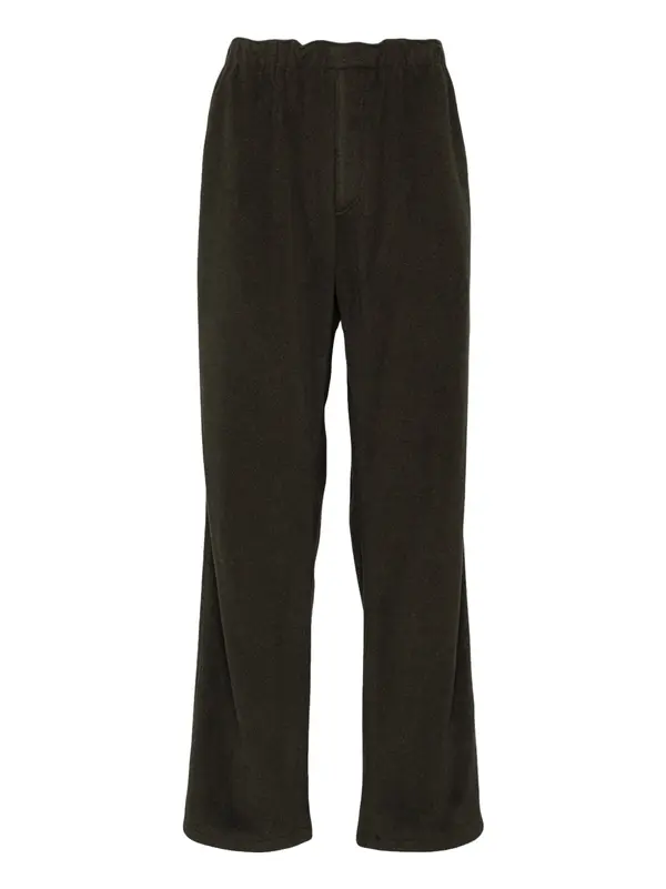 UNDERCOVERISM Straight-leg Trousers With Logo Appliqu - Green