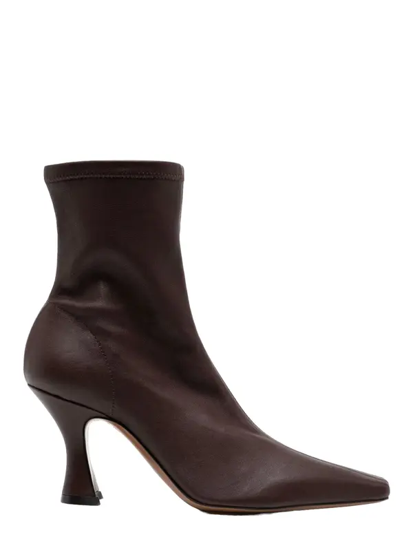 NEOUS Leather Ankle Boots - Brown