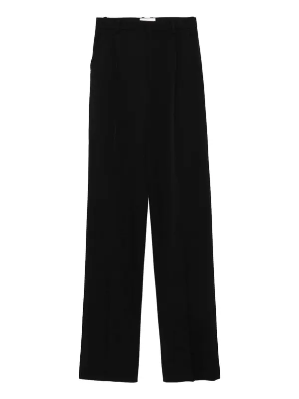 Saint Laurent Grain De Poudre Trousers - Black