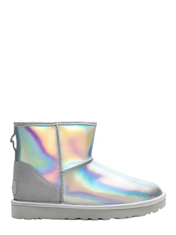 UGG Classic Mini Iridescent Glacier Boots - Grey