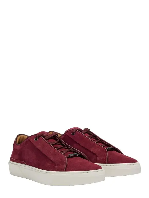 BOSS Gary Suede Sneakers - Red