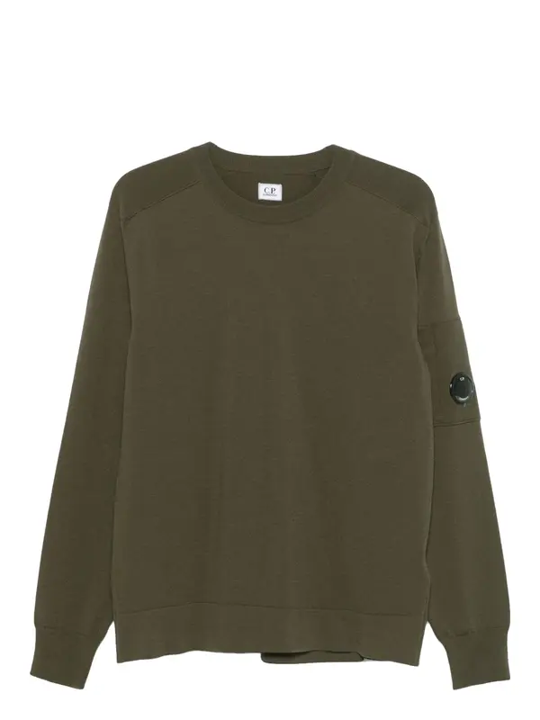C.P. COMPANY Crew Neck Sweater - Green