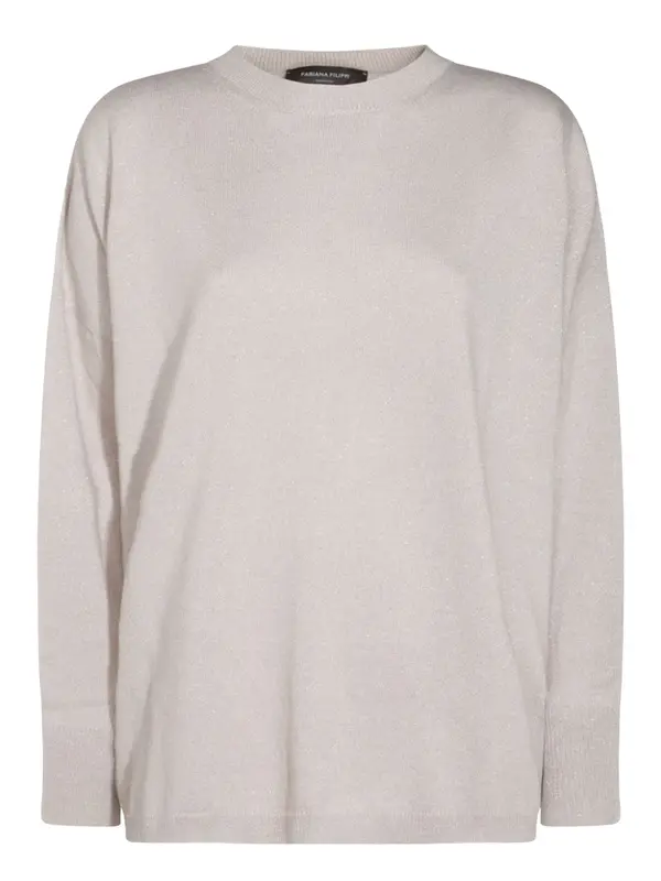 Fabiana Filippi Virgin Wool Blend Sweater - Neutrals