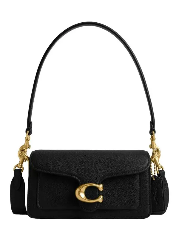 COACH Tabby 20 Leather Shoulder Bag - Black