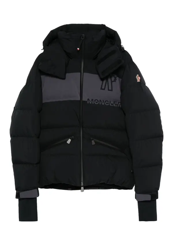 Moncler Hooded Padded Jacket - Black