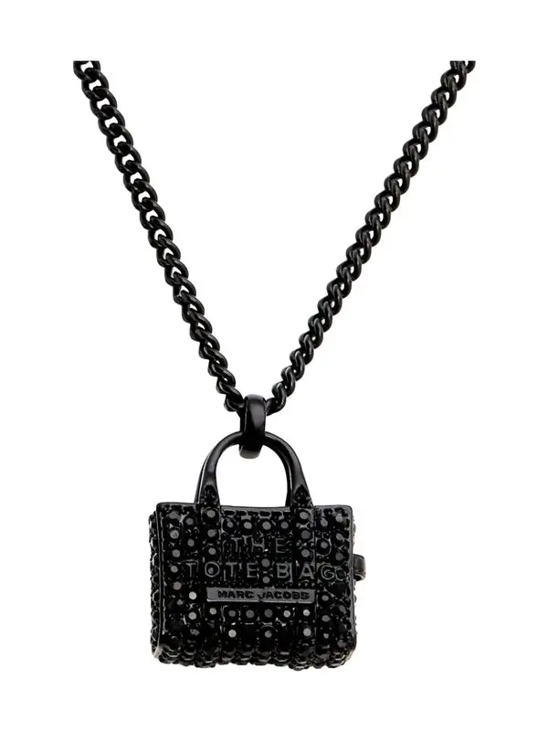 Marc Jacobs Pave Tote Necklace - Black