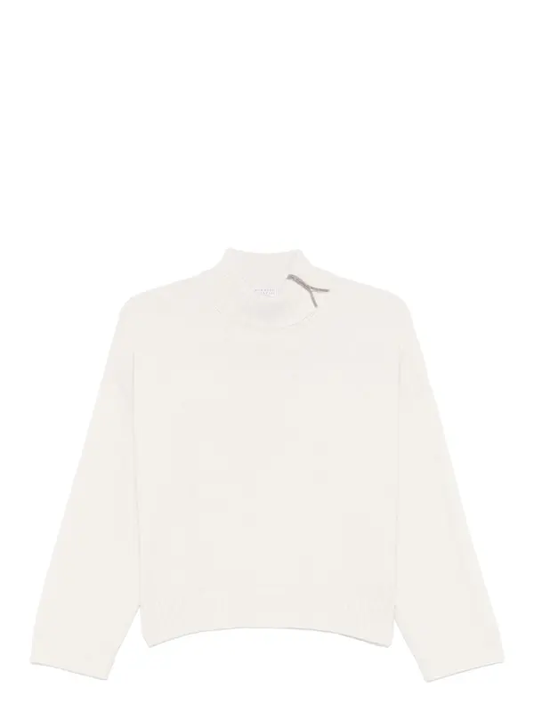 Brunello Cucinelli Cashmere Sweater - White