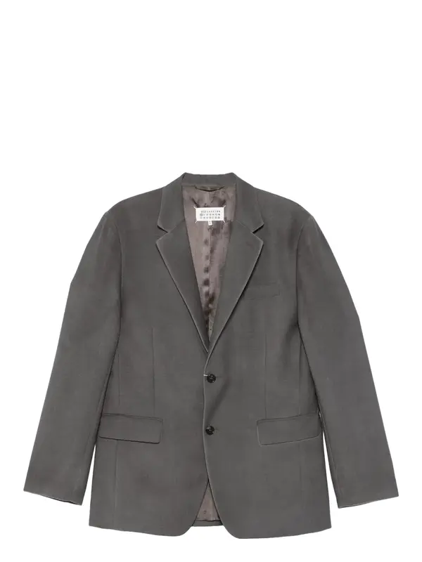 MAISON MARGIELA Single-breasted Blazer - Grey