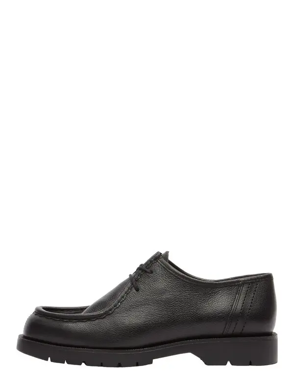 KLEMAN Padror Grain Derby Shoe - Black
