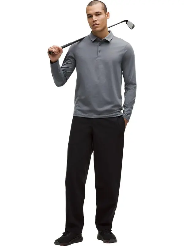 Lululemon Evolution Long-sleeve Polo Shirt - Solar Grey