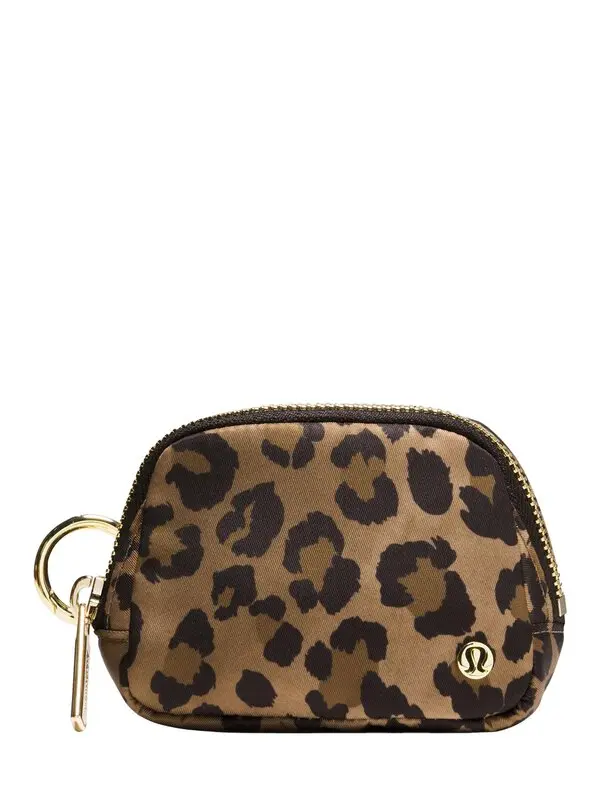 Lululemon Everywhere Belt Bag Nano - True Leopard Multi/night Brown/gold