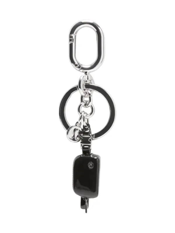 Lululemon Everywhere Belt Bag Charm Keychain - Black/silver