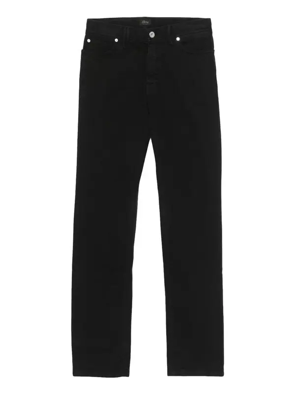 Brioni Chamonix Straight Leg Jeans - Black