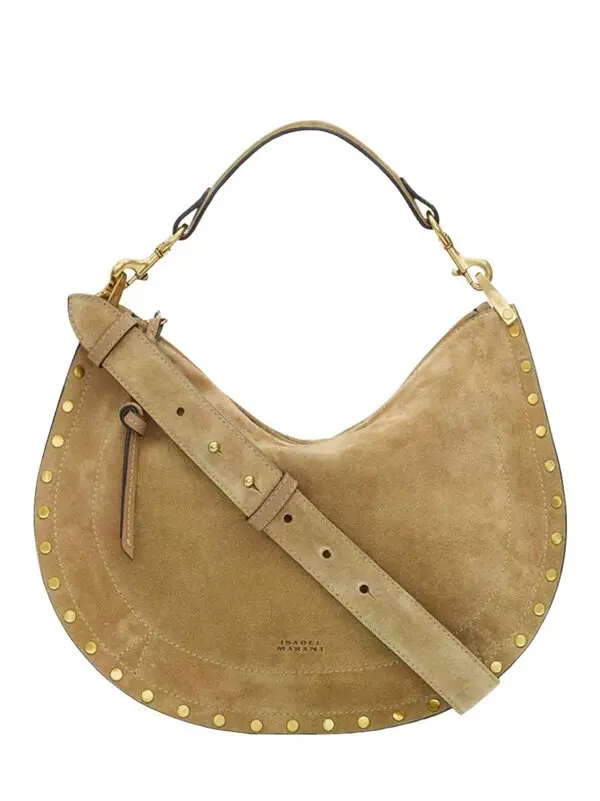 Isabel Marant Oskan Soft Zip Shoulder Bag - Brown