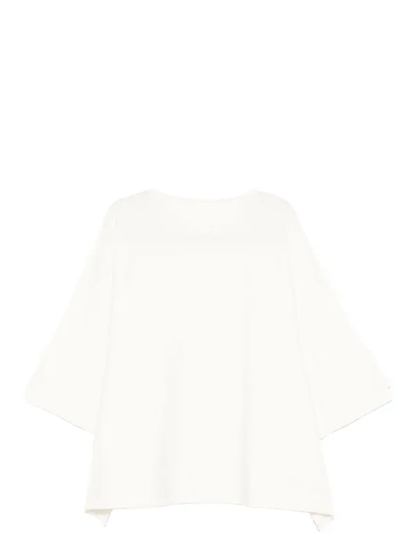 Issey Miyake Square Rib Ap Sweater - White