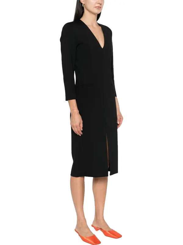 BLANCA VITA Ajana Midi Dress - Black