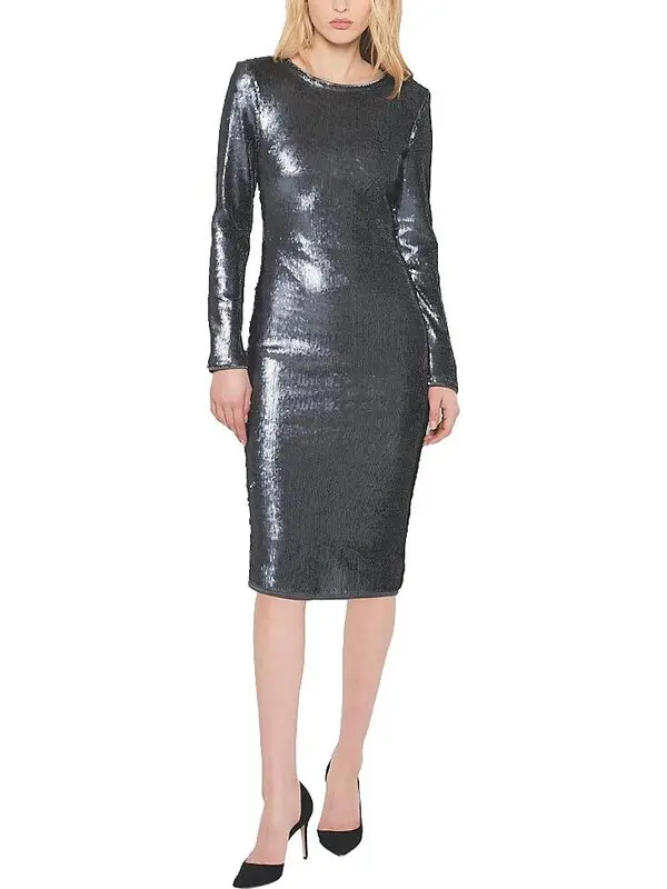 AS By DF Lullaby Sequin Dress - Gunmetal Sequin