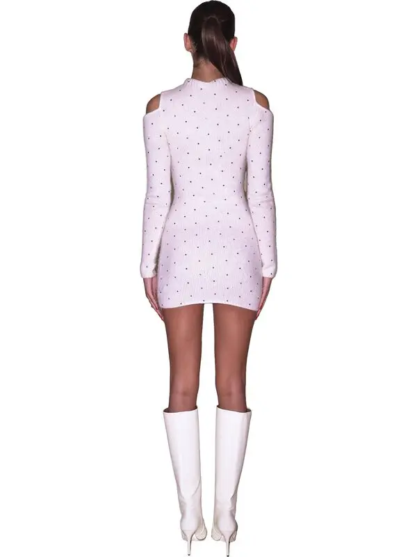 Fleur Du Mal Cashmere Mini Dress - Chantilly