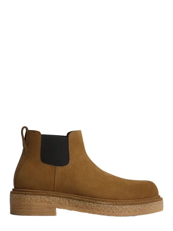 Bottega Veneta Haddock Chelsea Ankle Boot - Cork