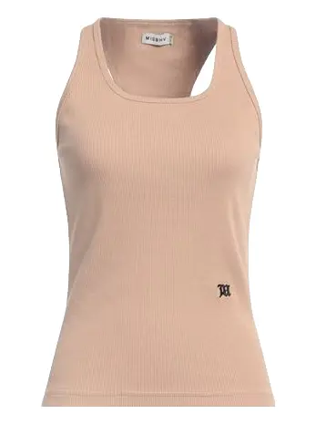 MISBHV Ribbed Jersey Tank Top - Beige