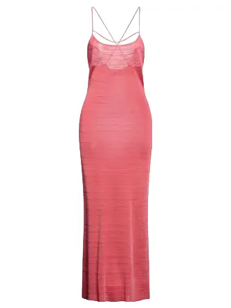 Giorgio Armani Knitted Maxi Dress - Red