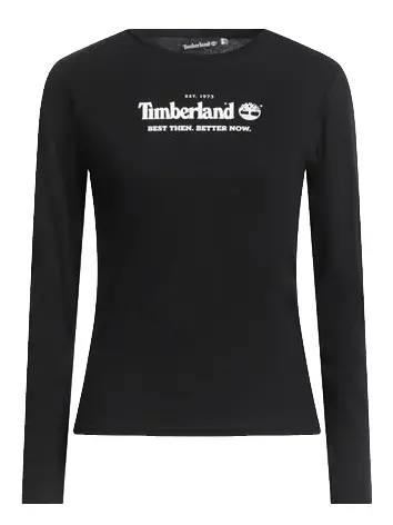 Timberland Logo-print Jersey T-shirt - Black