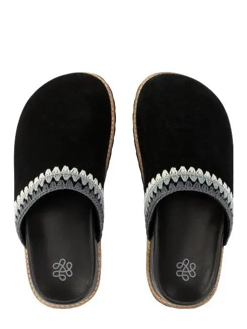 THE SAK Bolinas Lug Sole Clogs - Black Seminyak