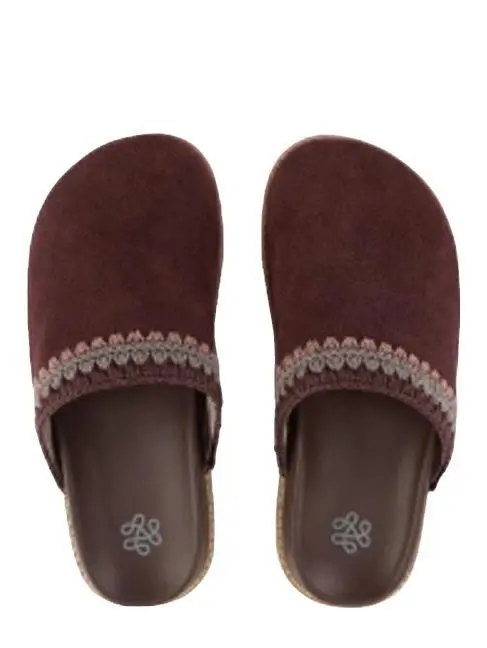 THE SAK Bolinas Lug Sole Clogs - Mahogany Seminyak