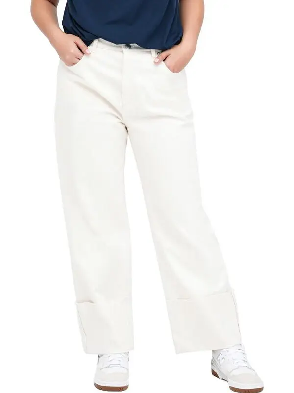 MARCELLA Whitlock High-waist Straight-leg Jeans - Off White