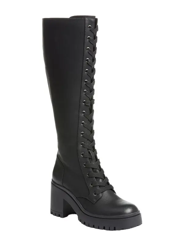 Chinese Laundry Overtimes Knee High Boots - Black