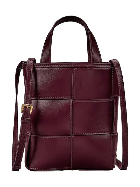 Gigi New York Chloe Mini Shopper - Bordeaux